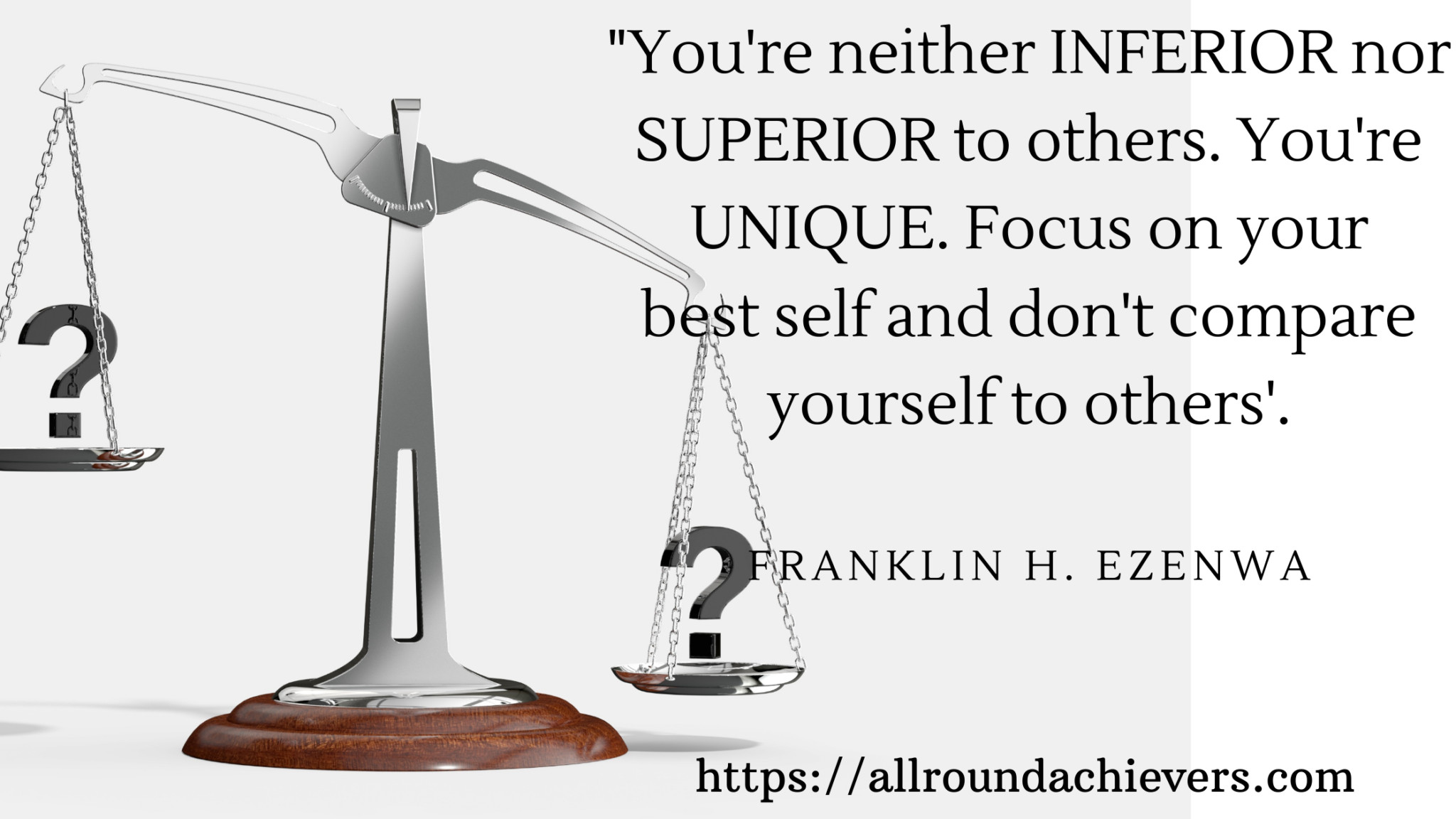 Focus on your uniqueness - Allround Achievers